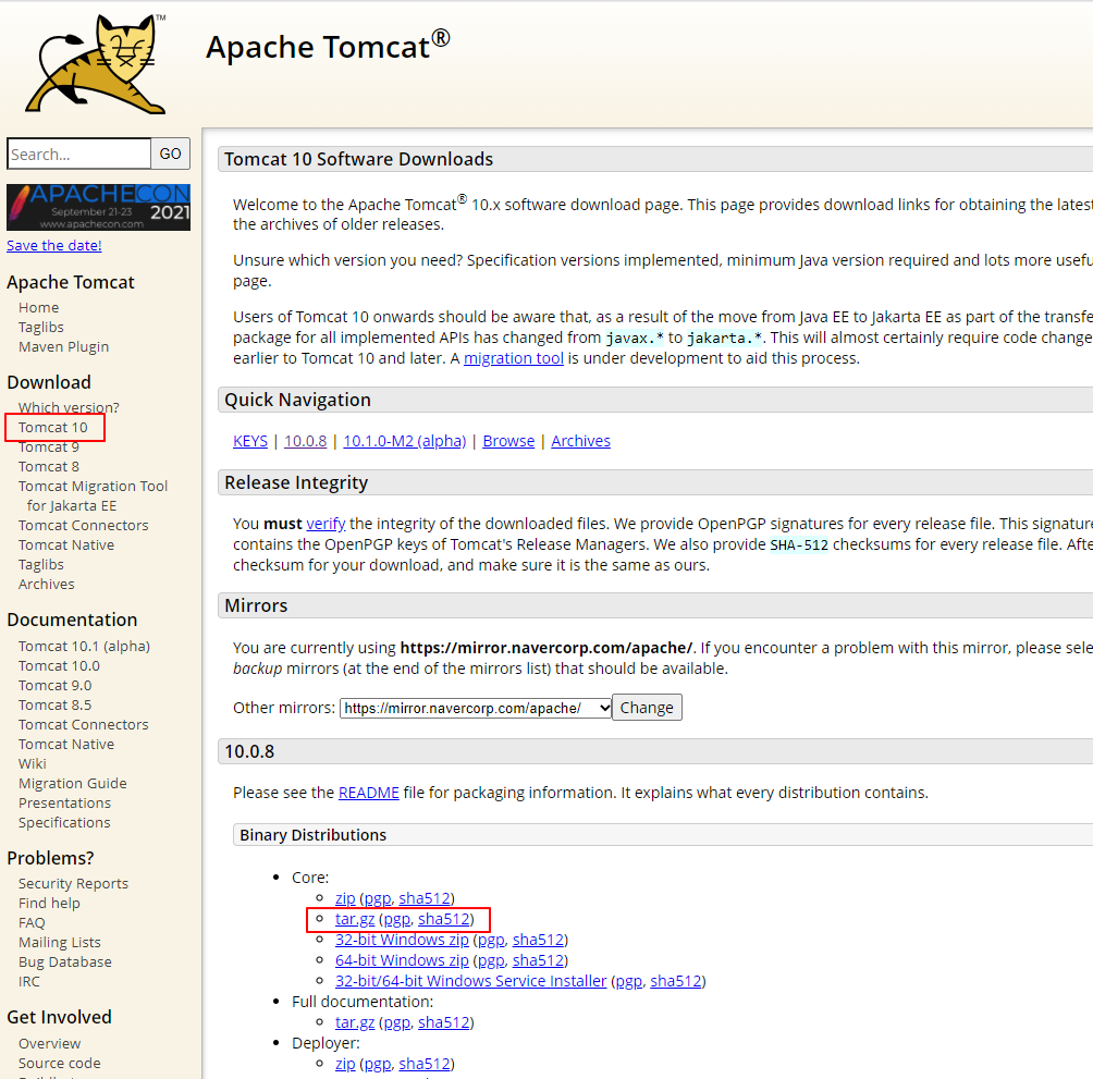 HOBBY - WSL 우분투 Tomcat 설치